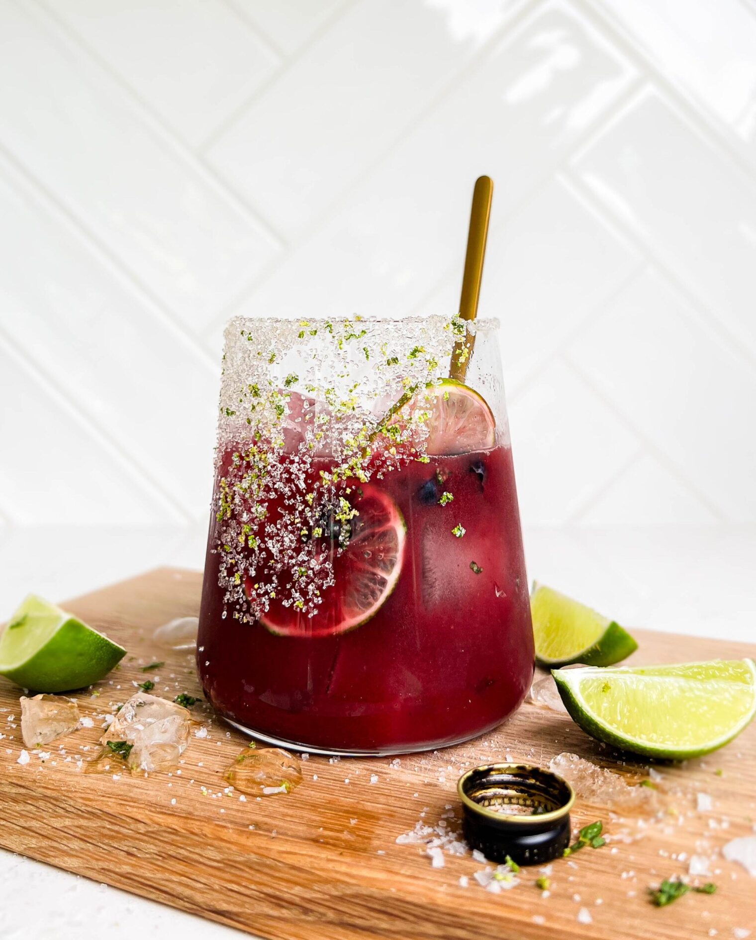 Summer Berry Smash Mocktail | Munching with Mariyah