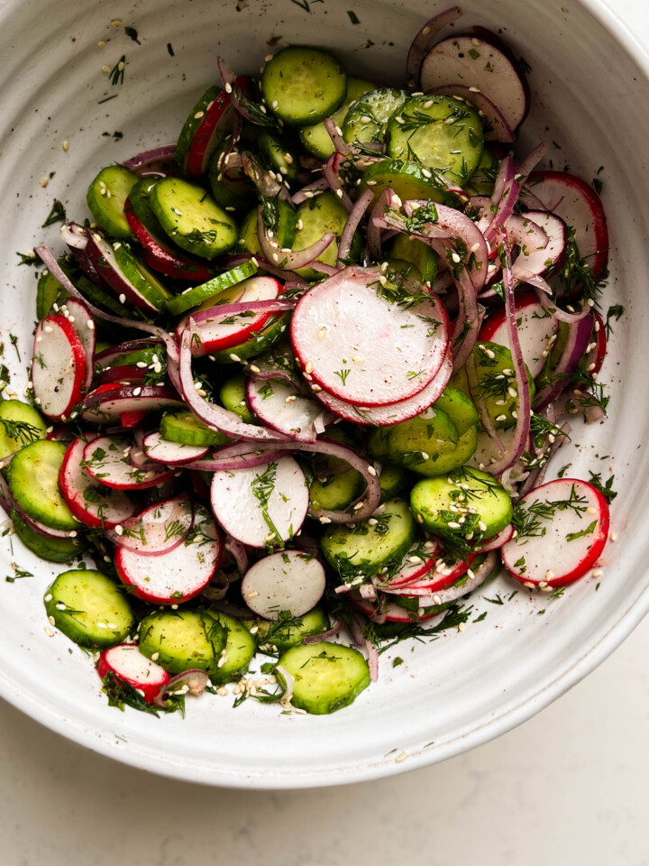 Green Olive Bean Salad | Munching with Mariyah